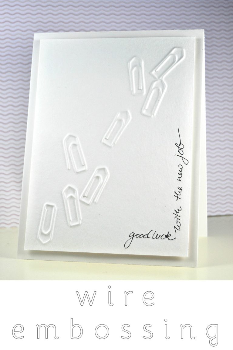Wire embossing – Wir sind auf Draht! | Selbermachen Guru