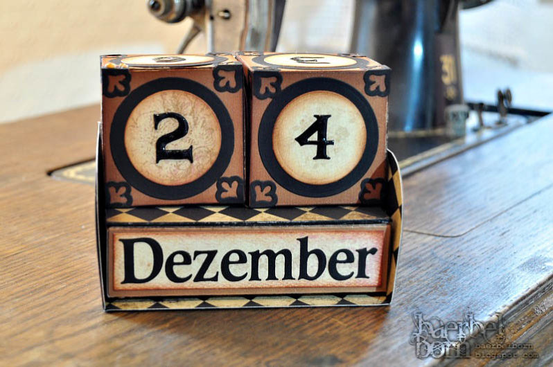 cube calendar DIY – Würfelkalender selbermachen | Selbermachen Guru